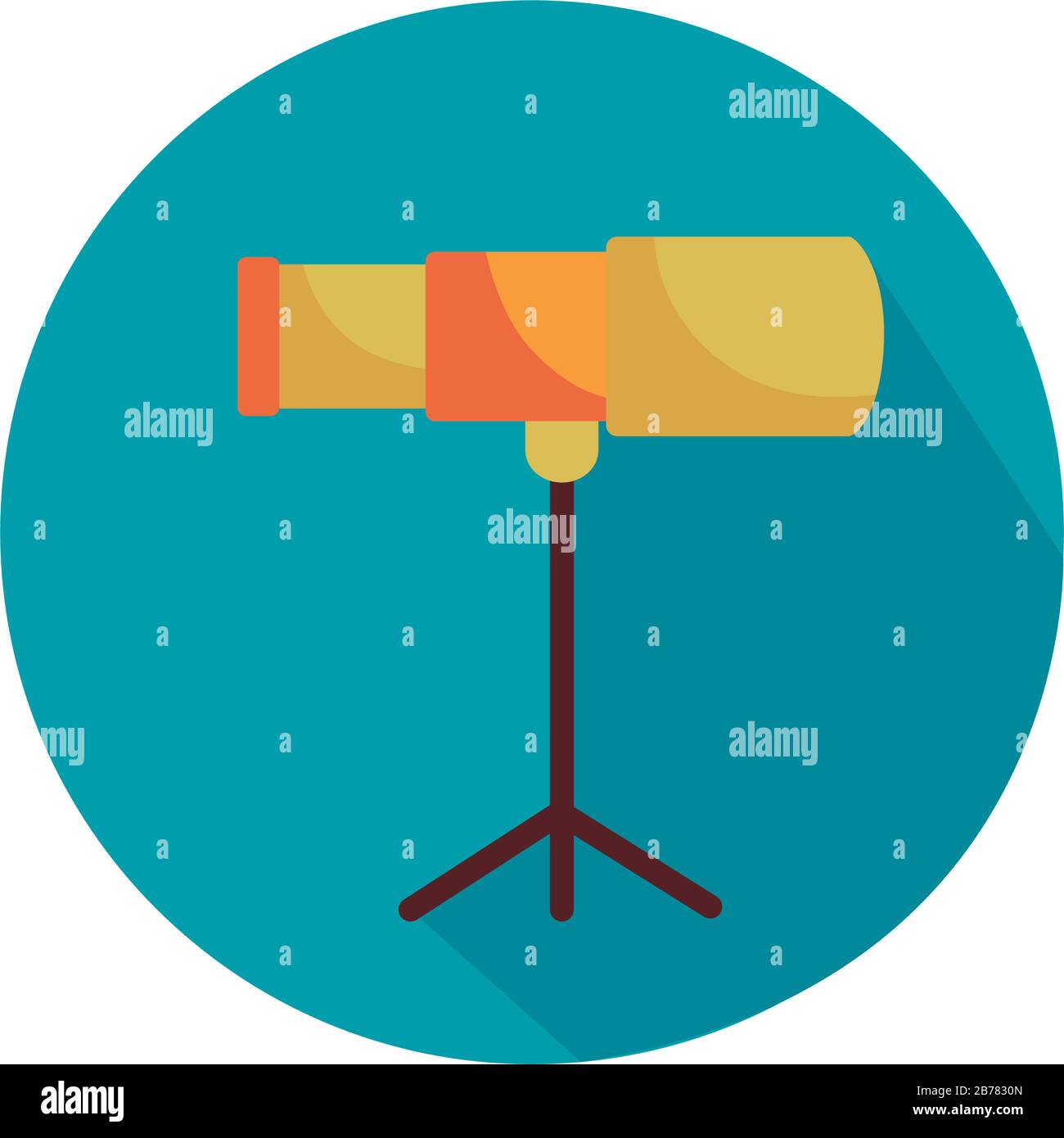 monocular optical accessory block style icon Stock Vector Image & Art ...