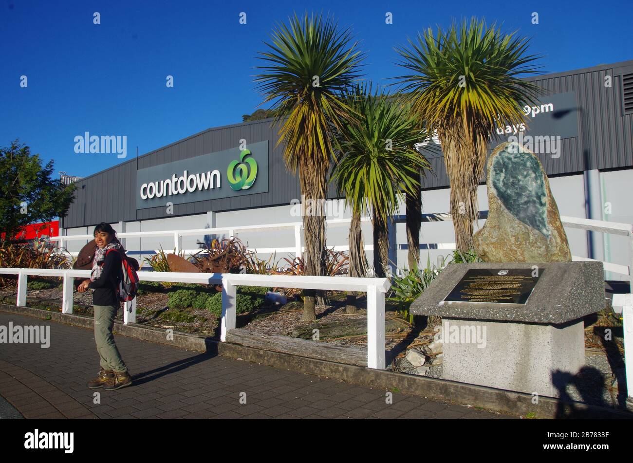 Countdown supermarket. Greymouth. Alternative Te Araroa Trail route ...