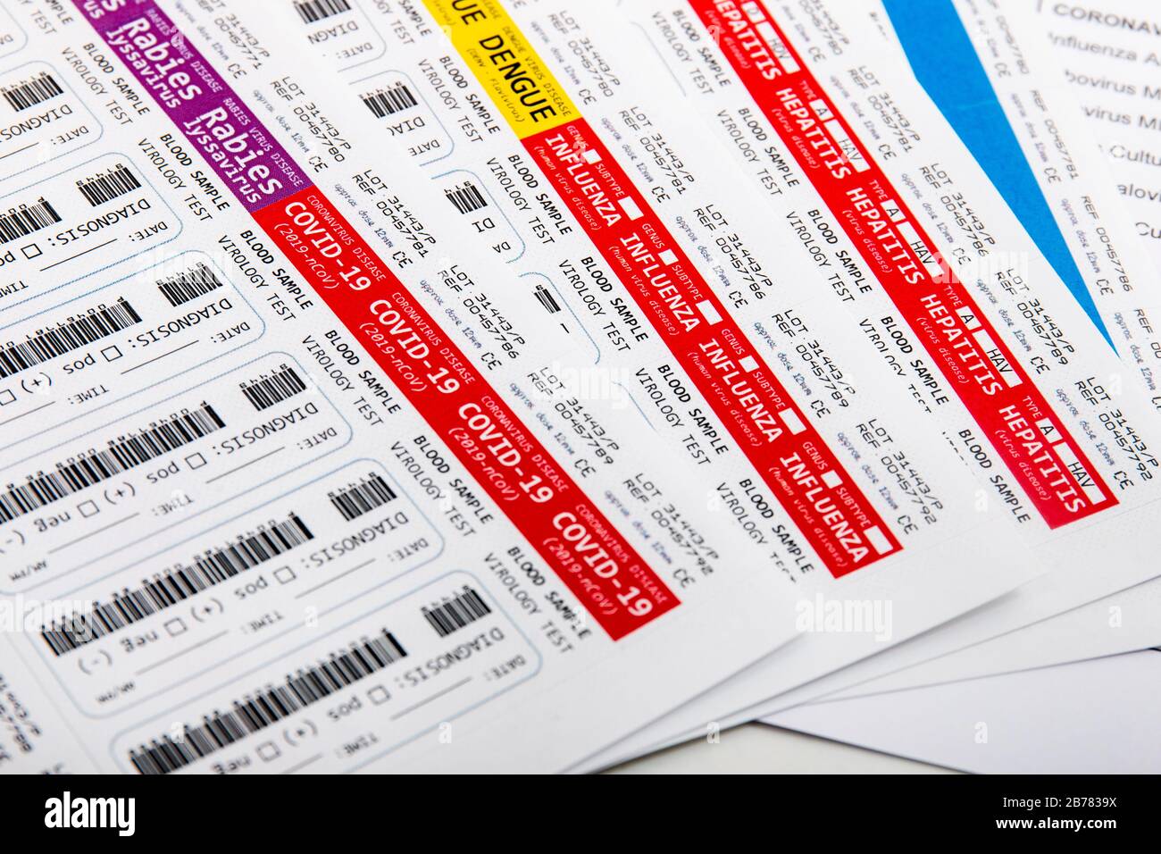 Lab test labels patient hi-res stock photography and images - Alamy
