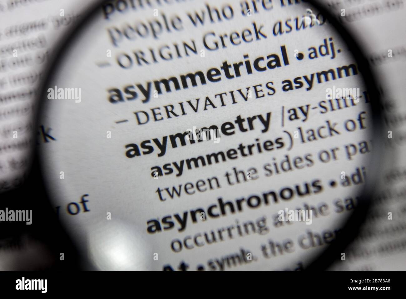 Asymmetry word hi-res stock photography and images - Alamy