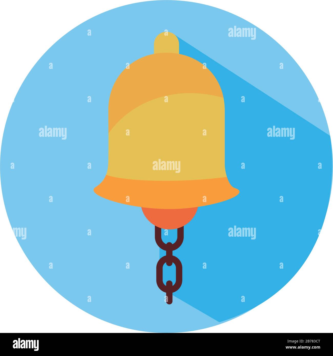 bell sound block style icon Stock Vector Image & Art - Alamy