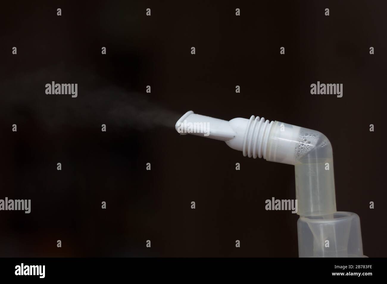 Nebulizer inhaler - medical equipment, makes spray for breath Stock ...