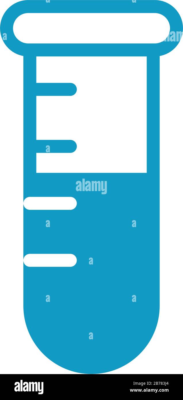 medical tube test laboratory line style icon Stock Vector Image & Art ...