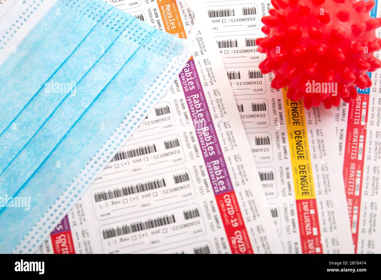 Hospital lab test labels hi-res stock photography and images - Alamy