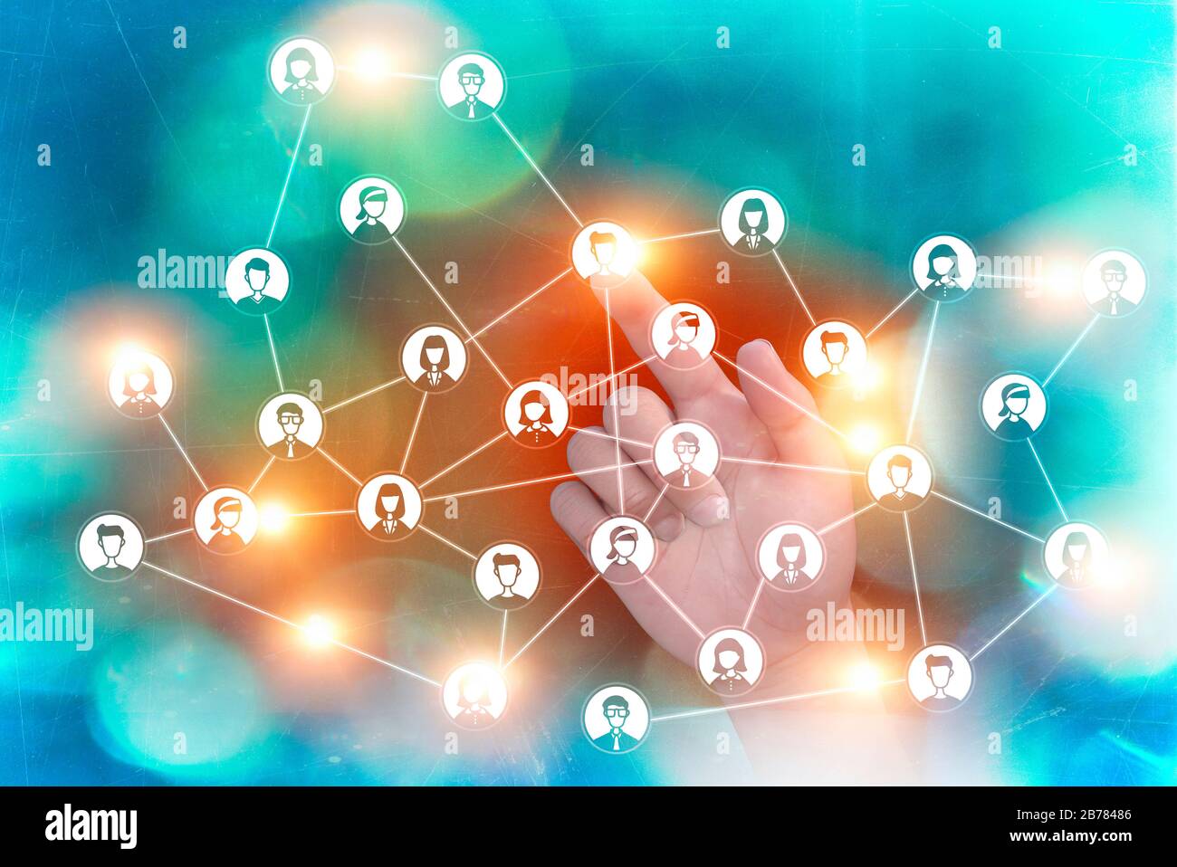 Online social connections hi-res stock photography and images - Alamy