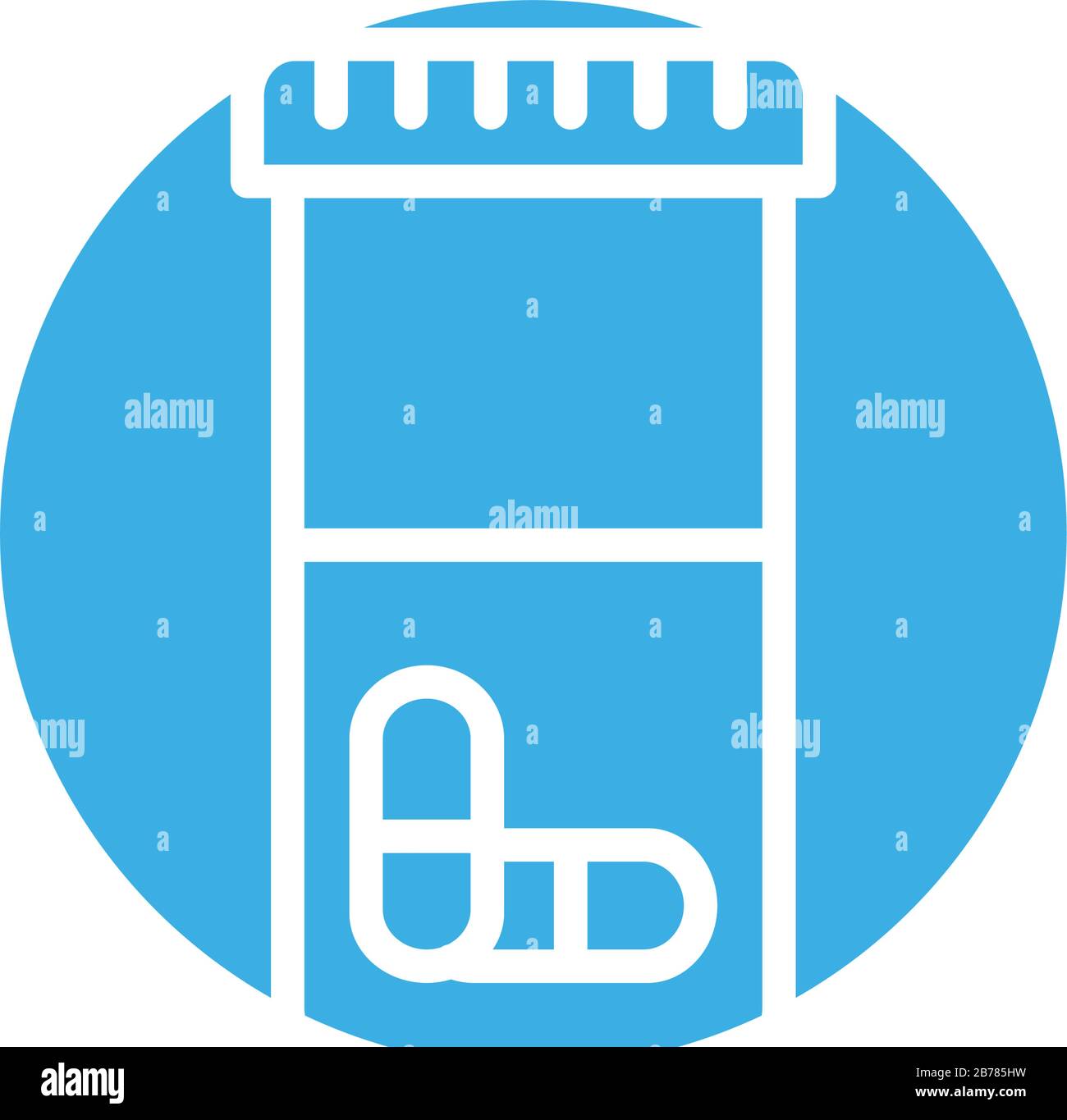 medicine capsules drugs in pot block style icon Stock Vector Image ...