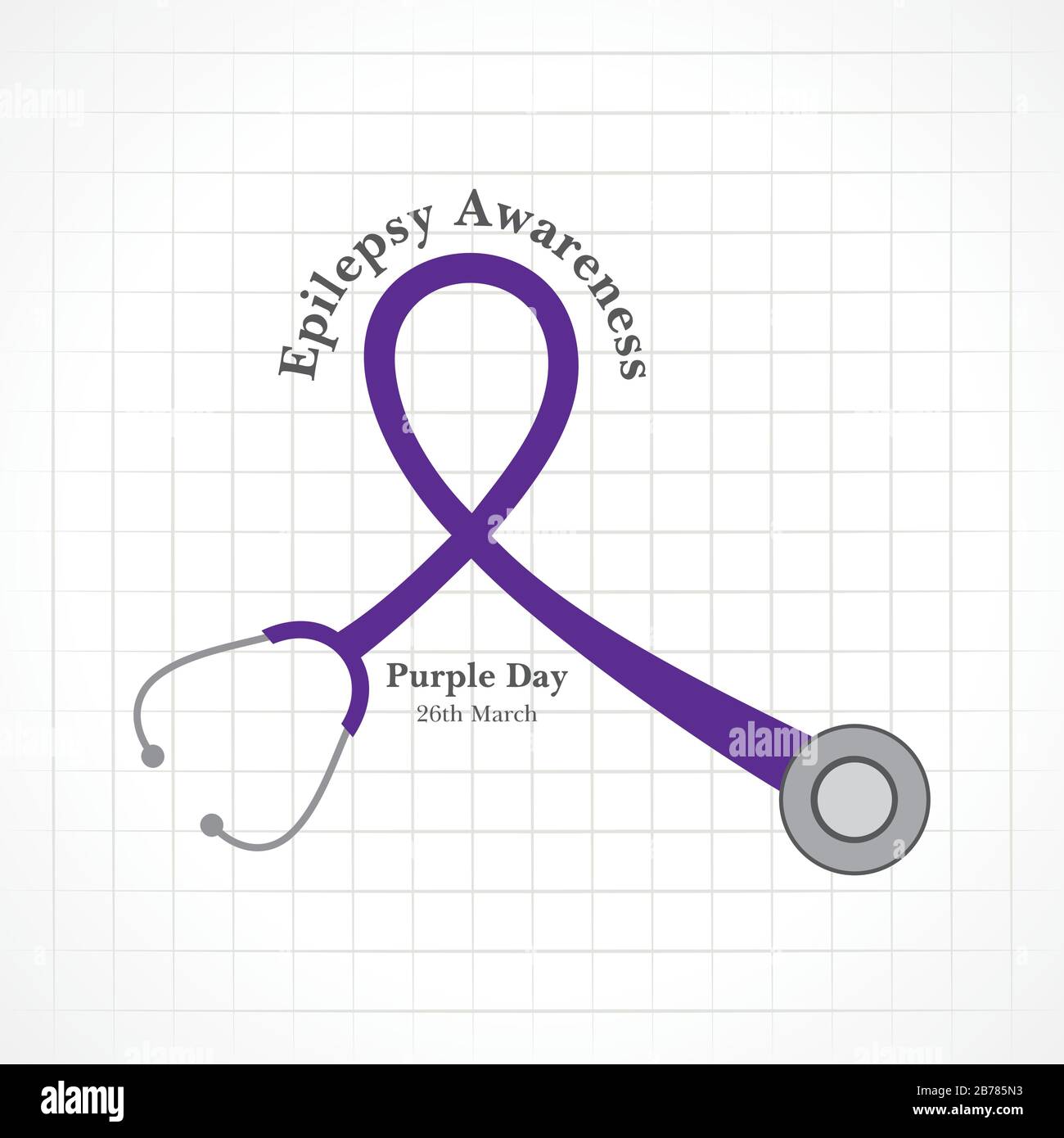 Vector illustration for World epilepsy day (Purple day) - Epilepsy ...