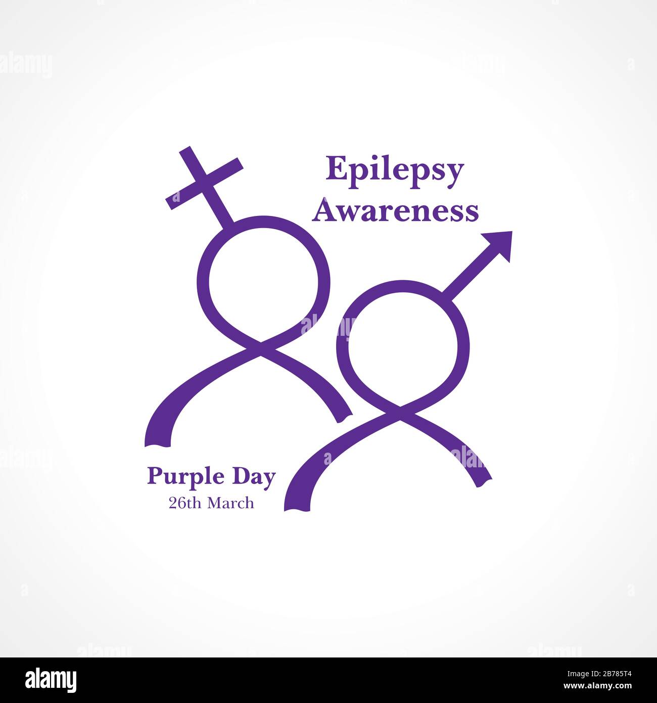 Vector illustration for World epilepsy day (Purple day) - Epilepsy ...