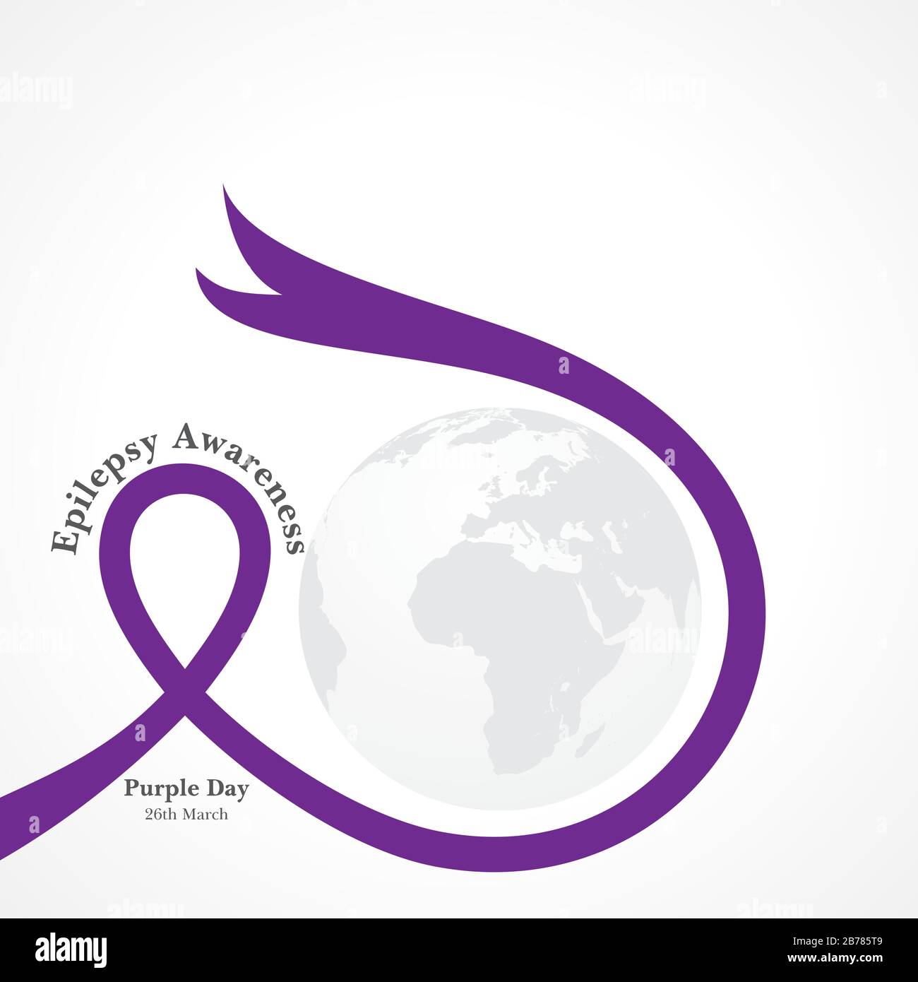 Vector illustration for World epilepsy day (Purple day) - Epilepsy ...