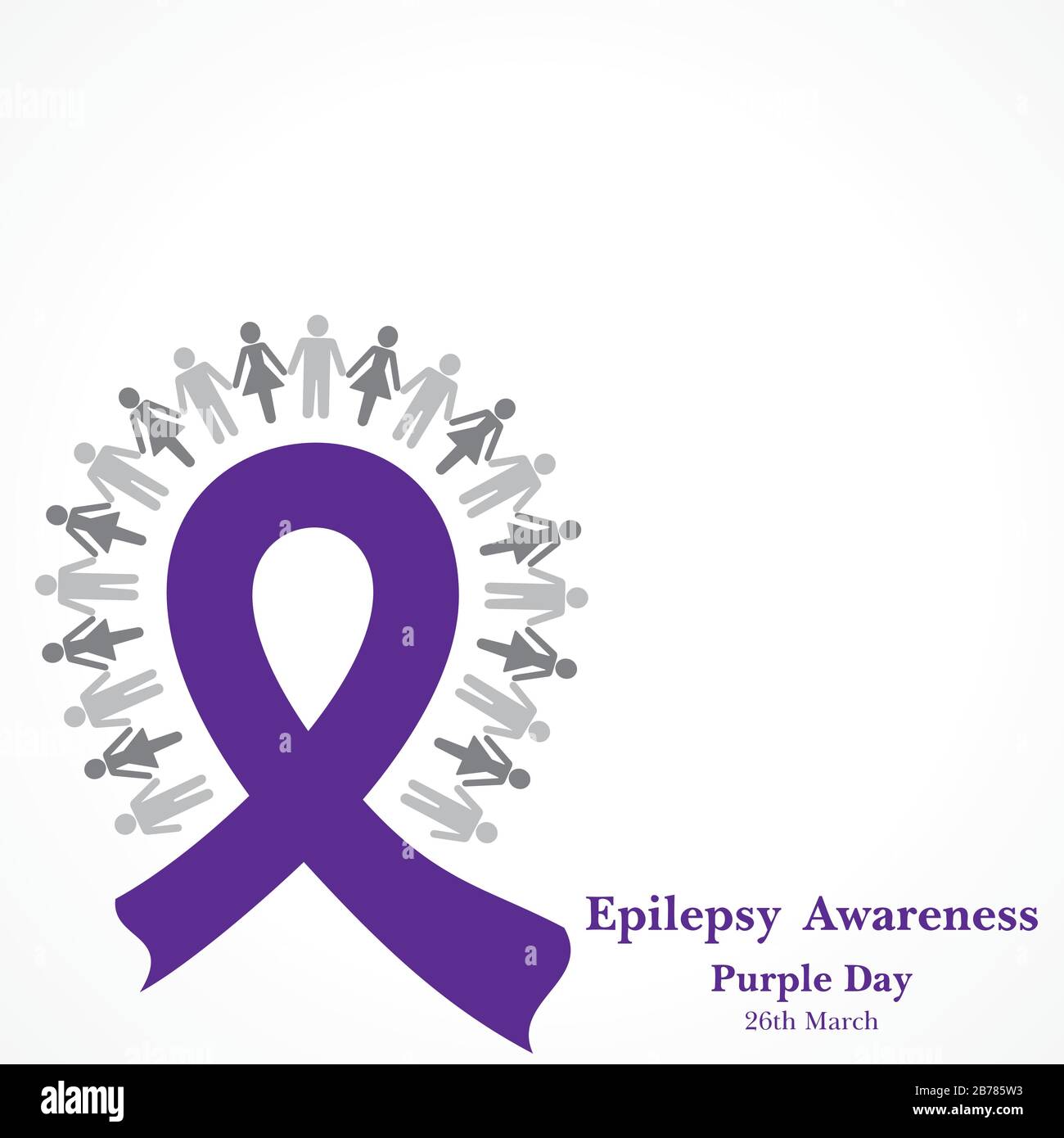 Vector illustration for World epilepsy day (Purple day) - Epilepsy ...