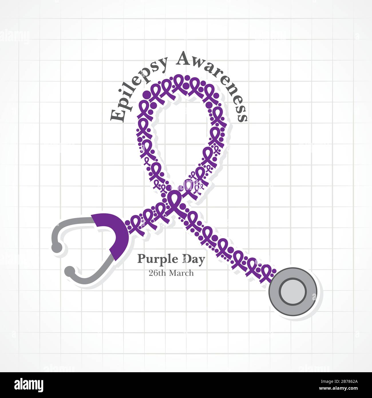 Vector illustration for World epilepsy day (Purple day) - Epilepsy ...