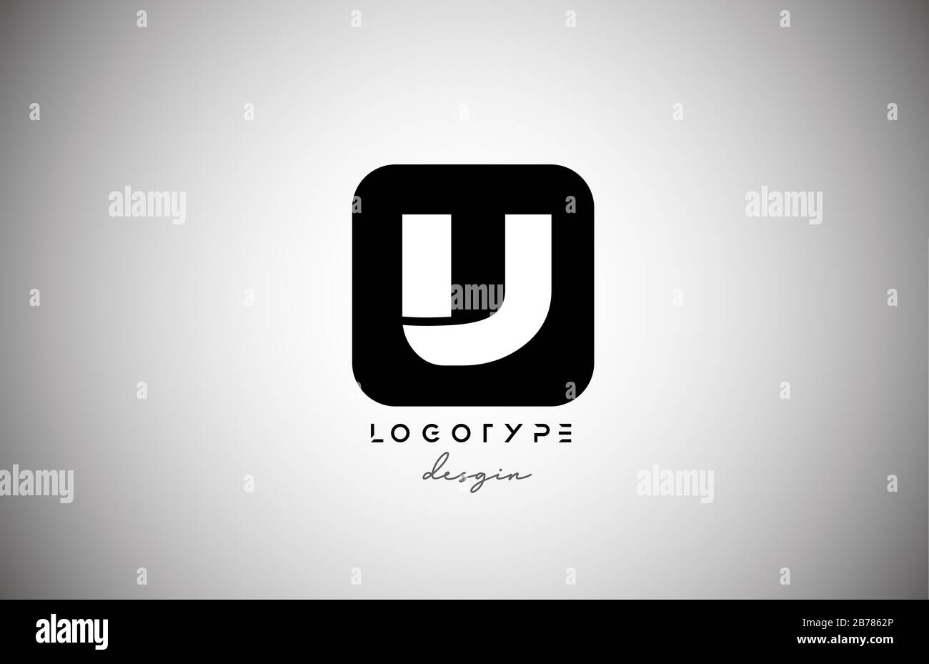 black white V square letter logo alphabet icon for business and company ...