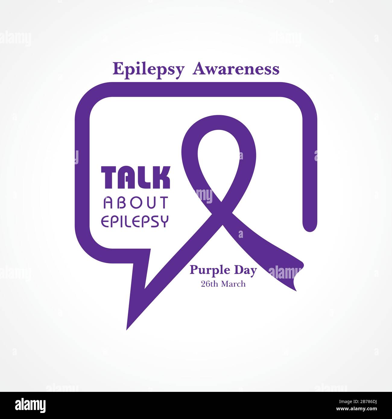 Vector illustration for World epilepsy day (Purple day) - Epilepsy ...