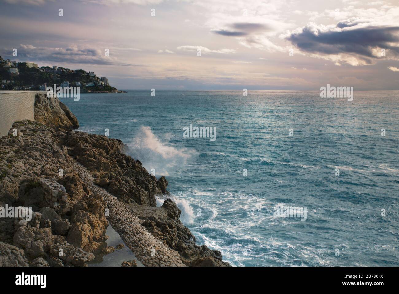 Sunset nice france hi-res stock photography and images - Alamy