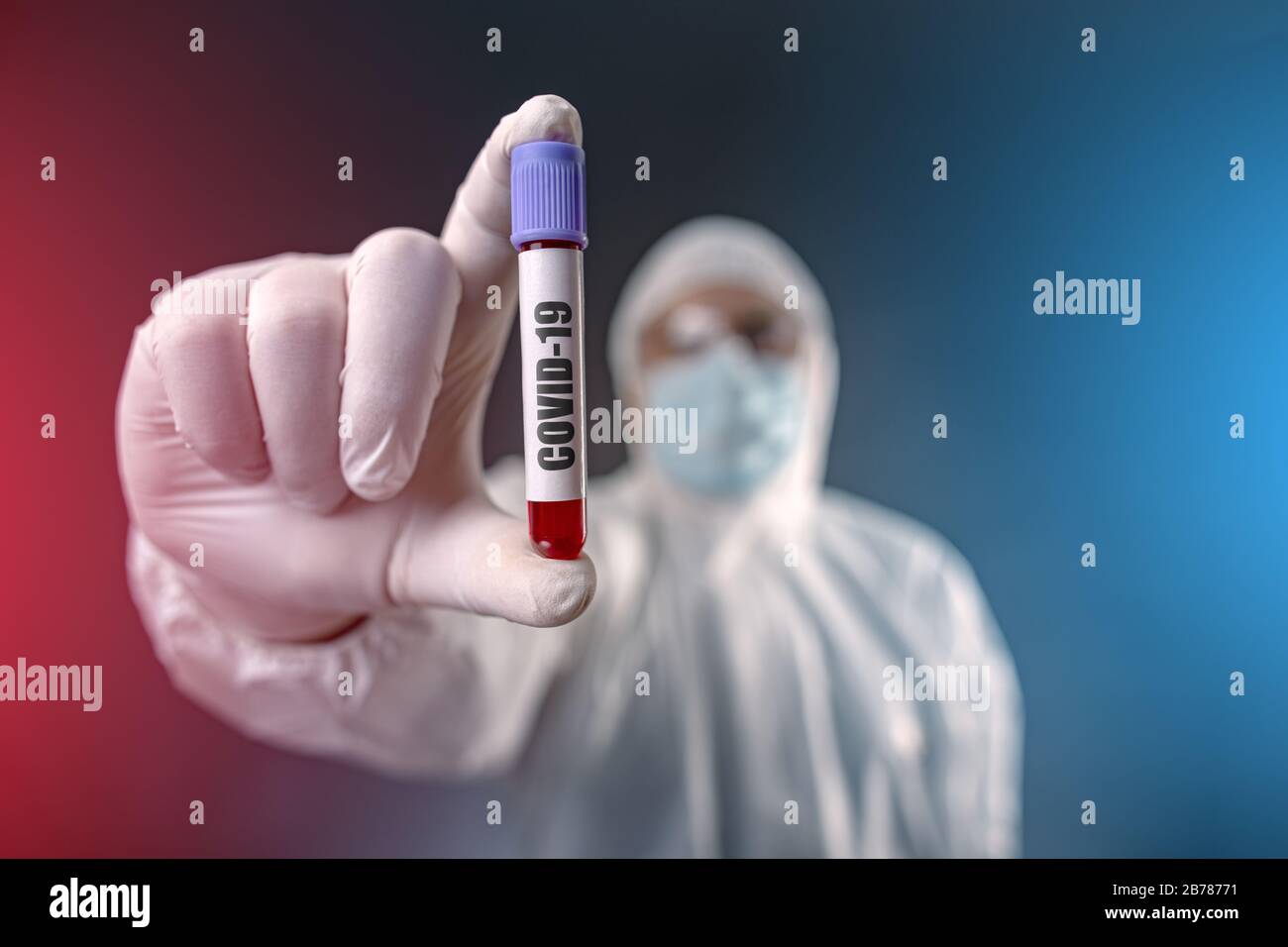 Blood sample in virology hi-res stock photography and images - Alamy