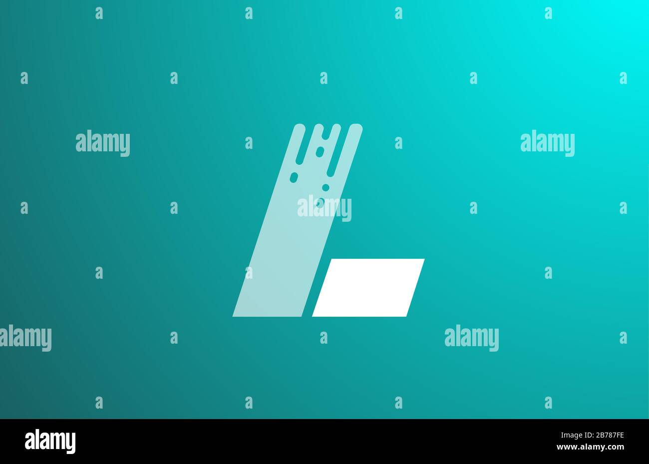 green white transparent alphabet letter logo L design icon for company ...