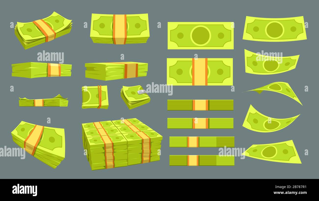 money big set on grey Stock Vector Image & Art - Alamy