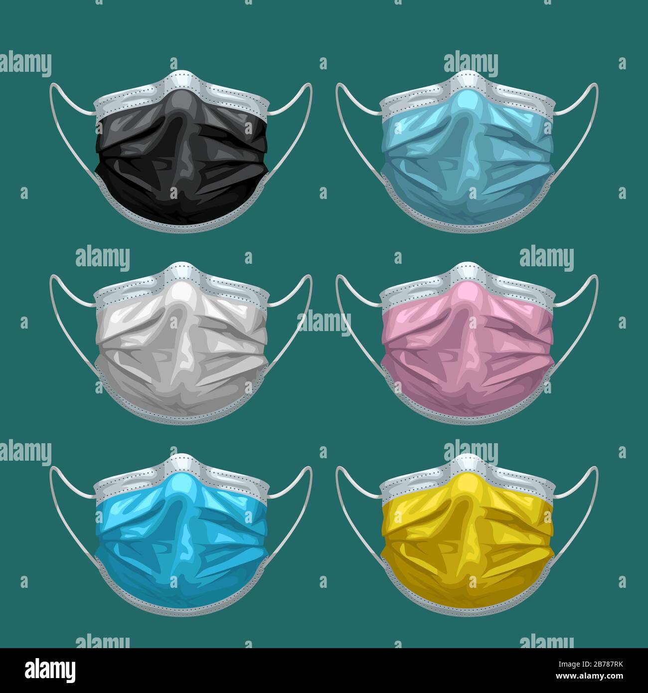 Sterile Masks Stock Vector Images - Alamy