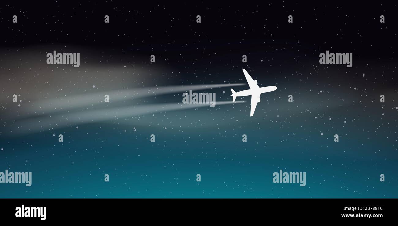Dark aircraft Stock Vector Images - Alamy