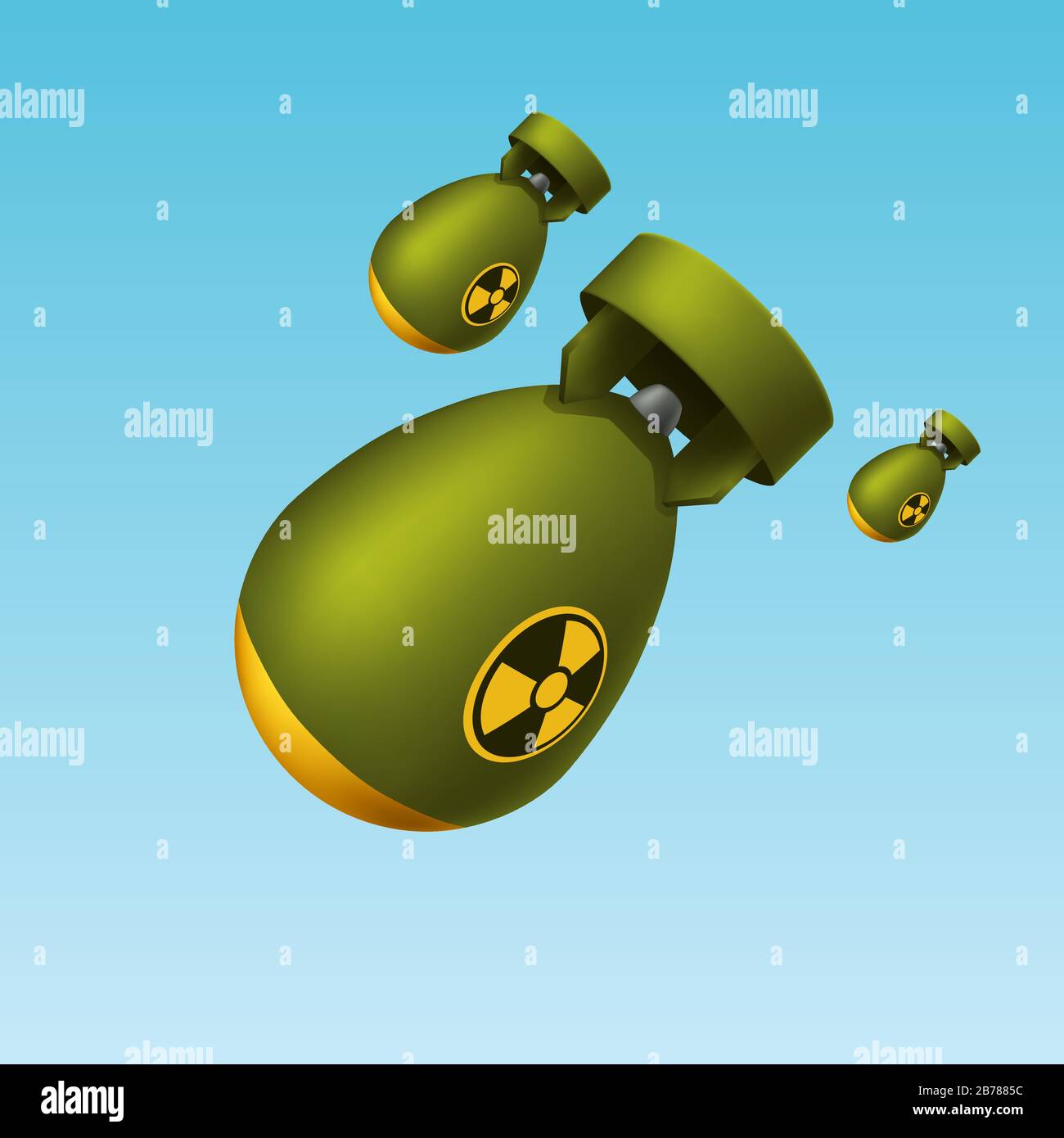 Atomic bomb cartoon Stock Vector Images - Alamy