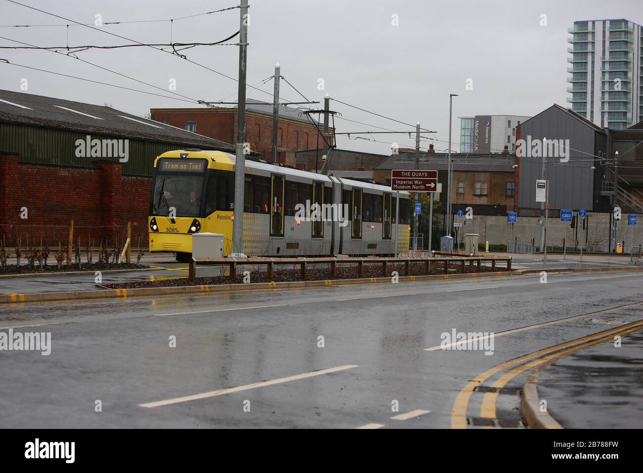 New Metrolink in manchester Stock Photo - Alamy