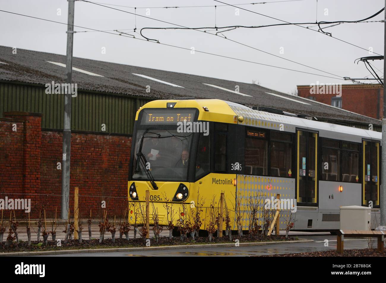 New Metrolink in manchester Stock Photo - Alamy