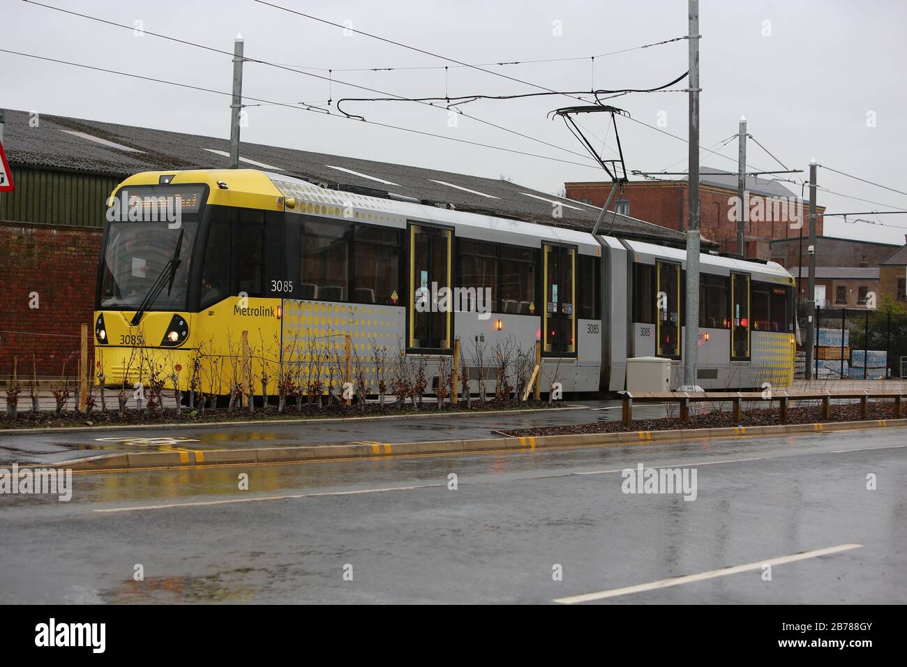 New Metrolink in manchester Stock Photo - Alamy