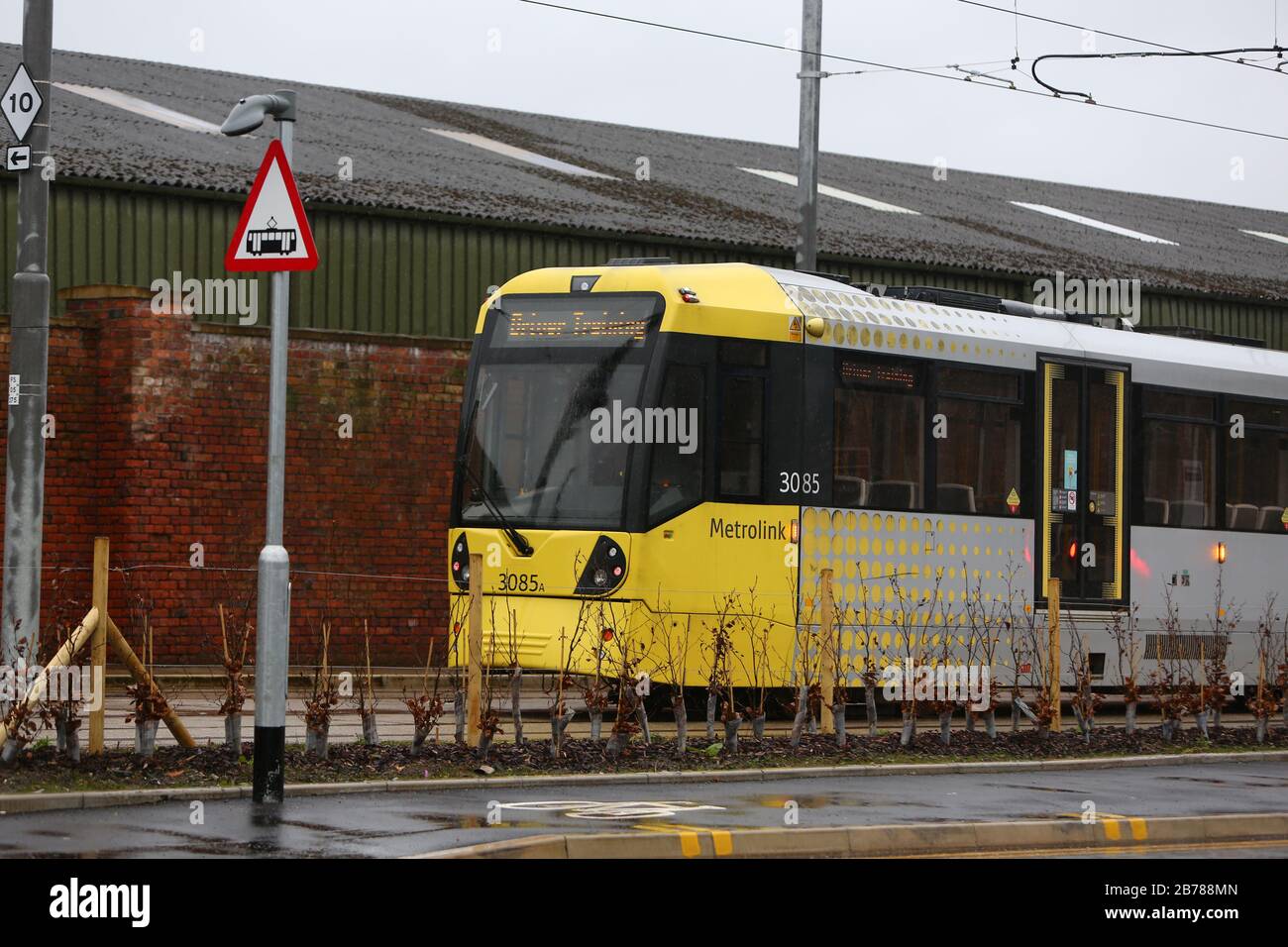 New Metrolink in manchester Stock Photo - Alamy