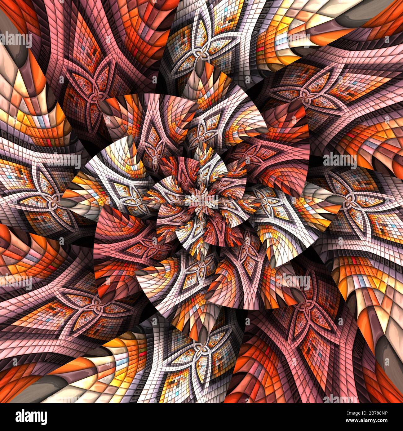 3D render of puff pixels colorful pattern mosaic background tile Stock ...