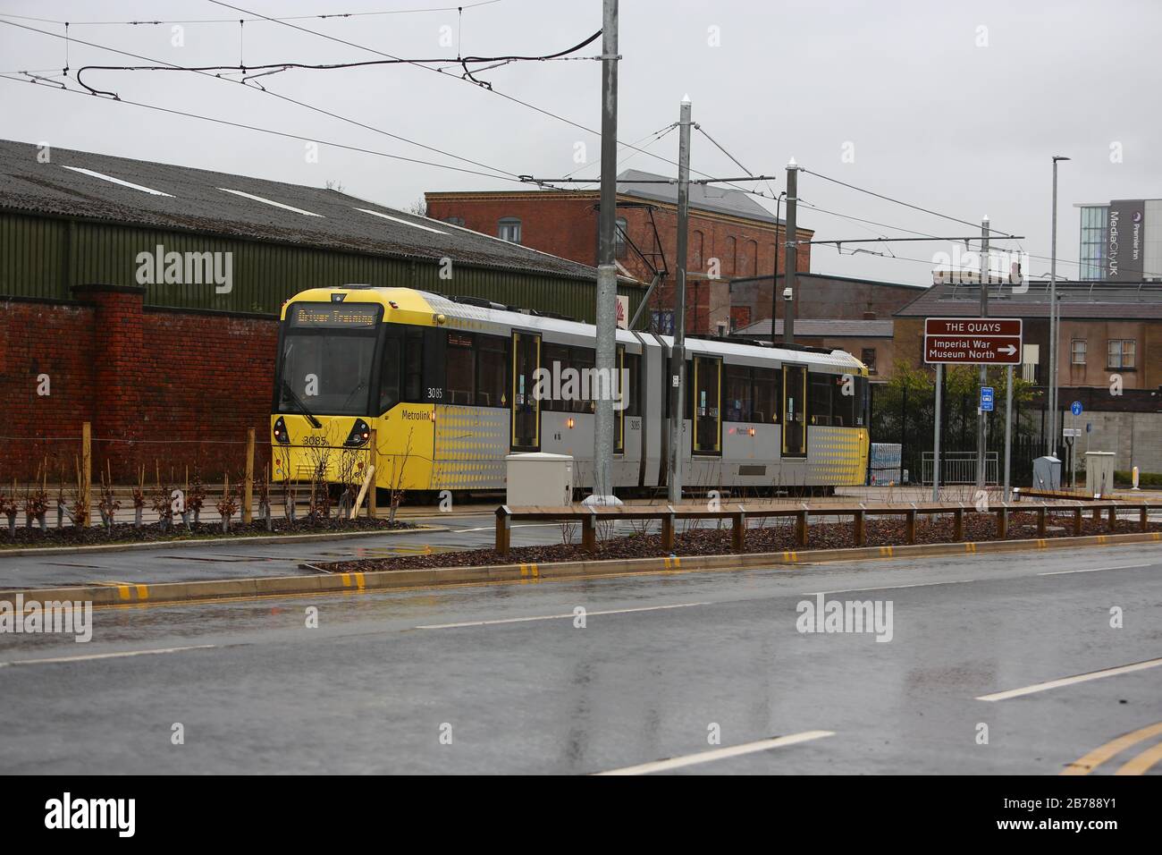 Manchester metrolink tram transport transportation local public hi-res ...