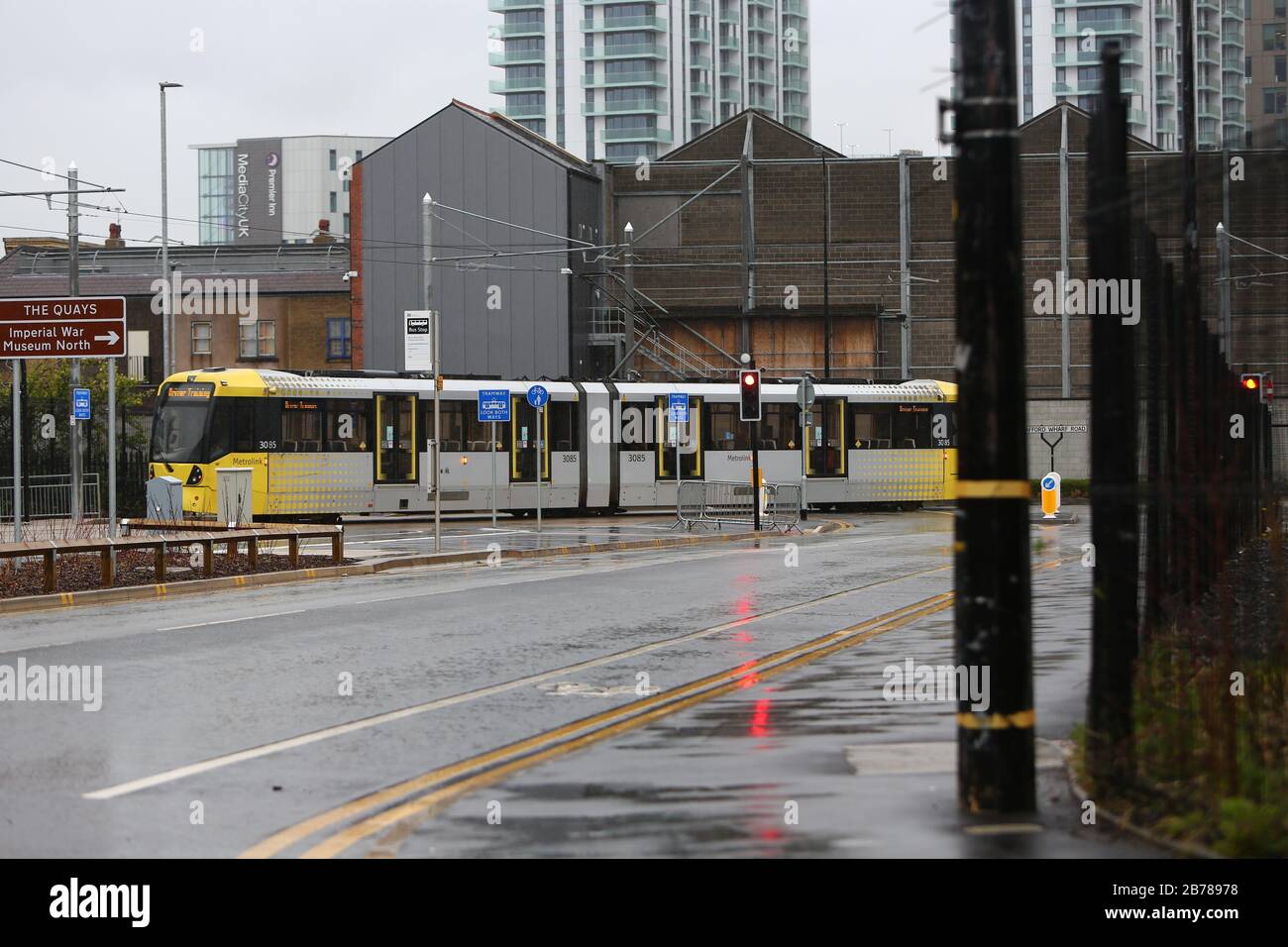 New Metrolink in manchester Stock Photo - Alamy