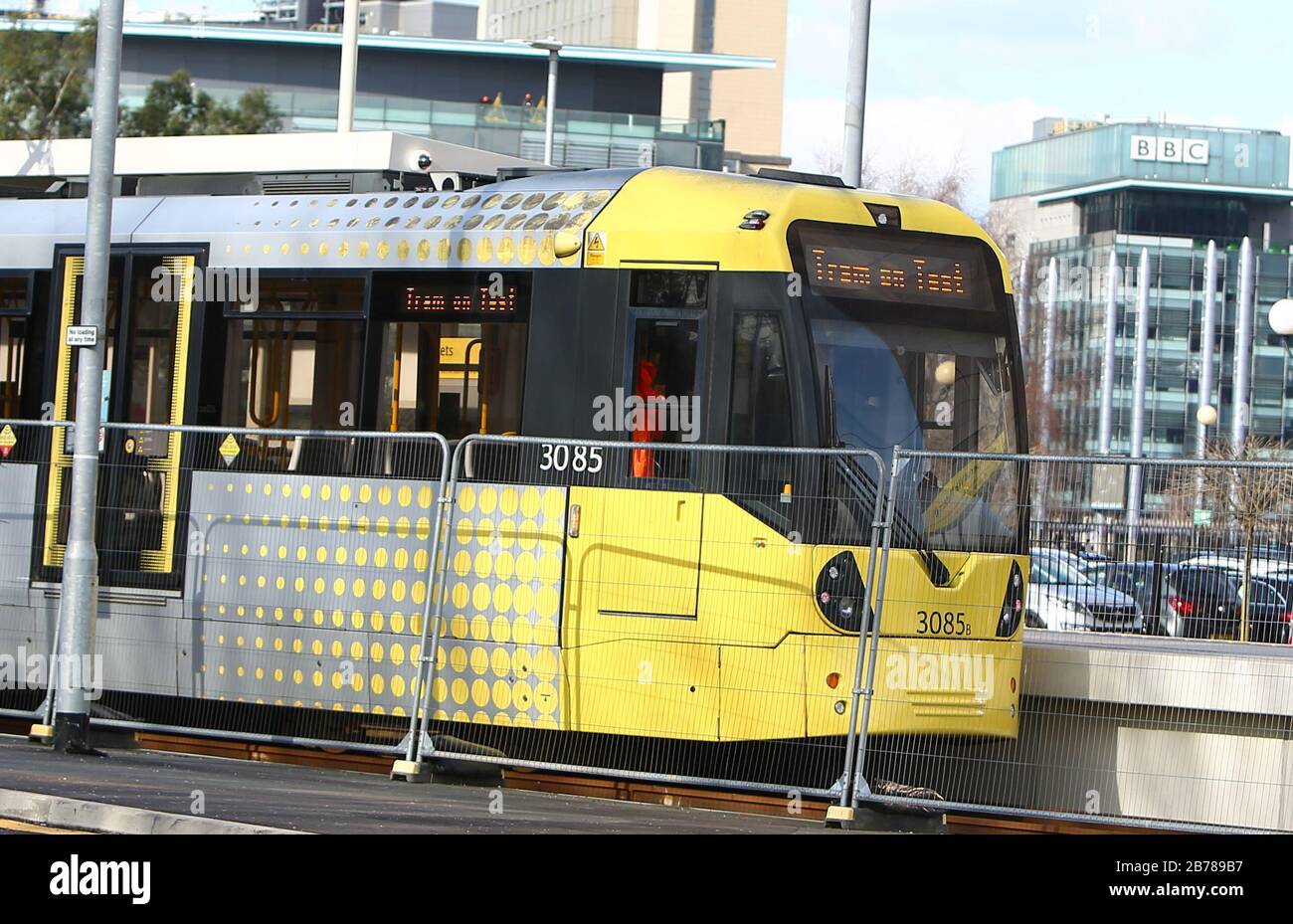 New Metrolink in manchester Stock Photo - Alamy