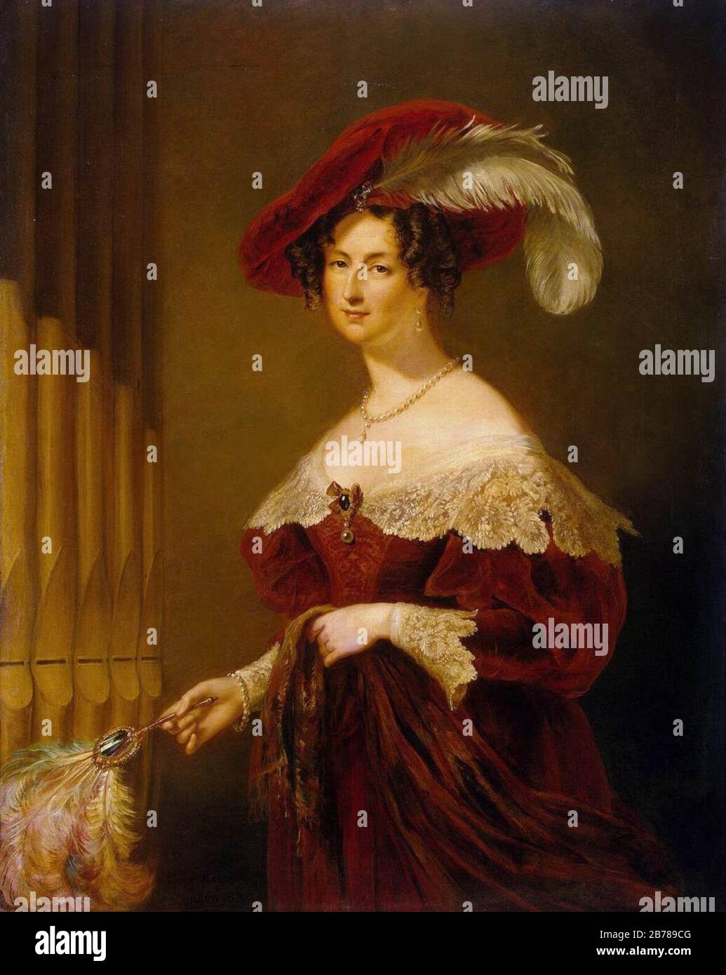 George Hayter - Portrait of Countess Yelizaveta Vorontsova Stock Photo ...