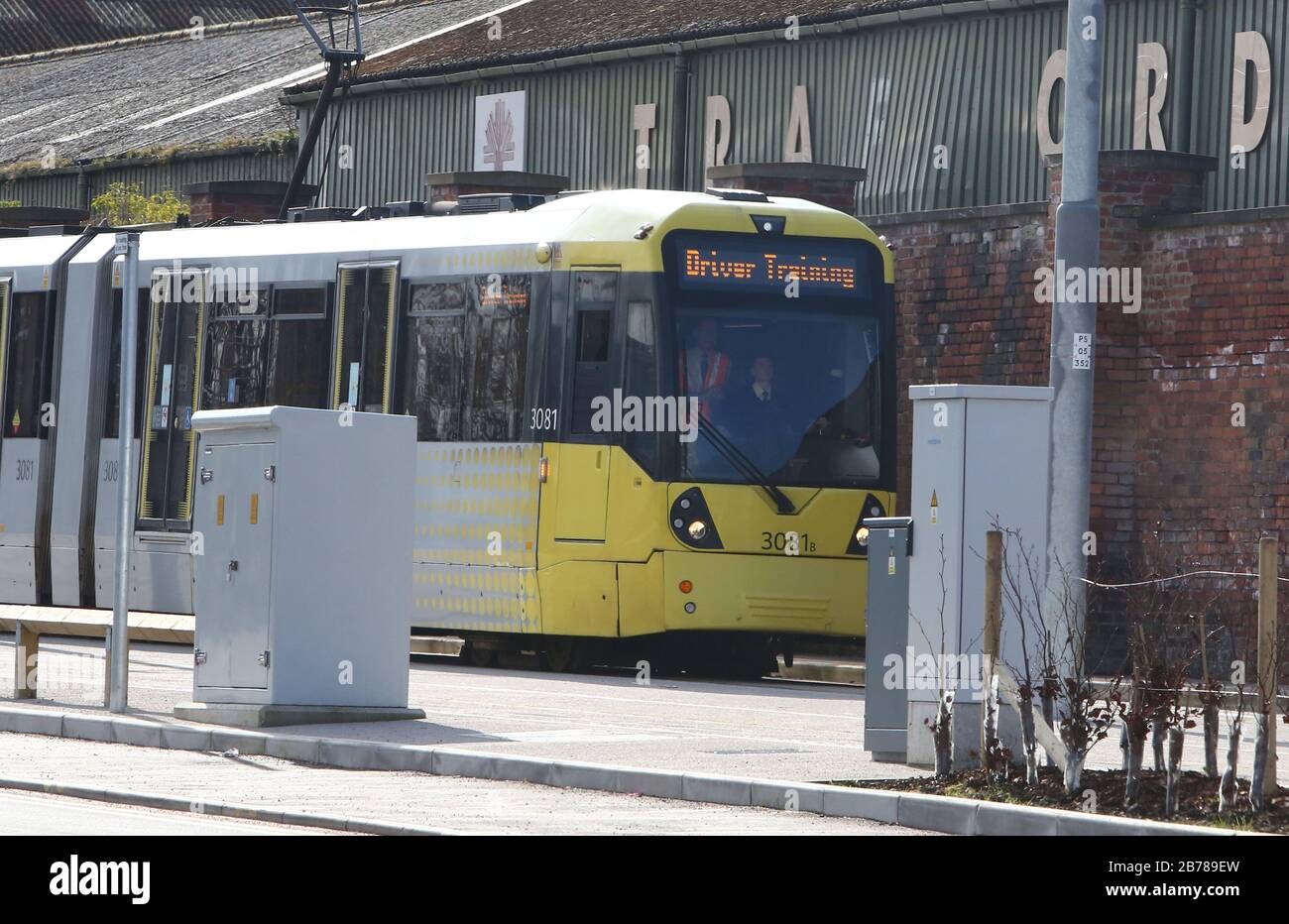 New Metrolink in manchester Stock Photo - Alamy