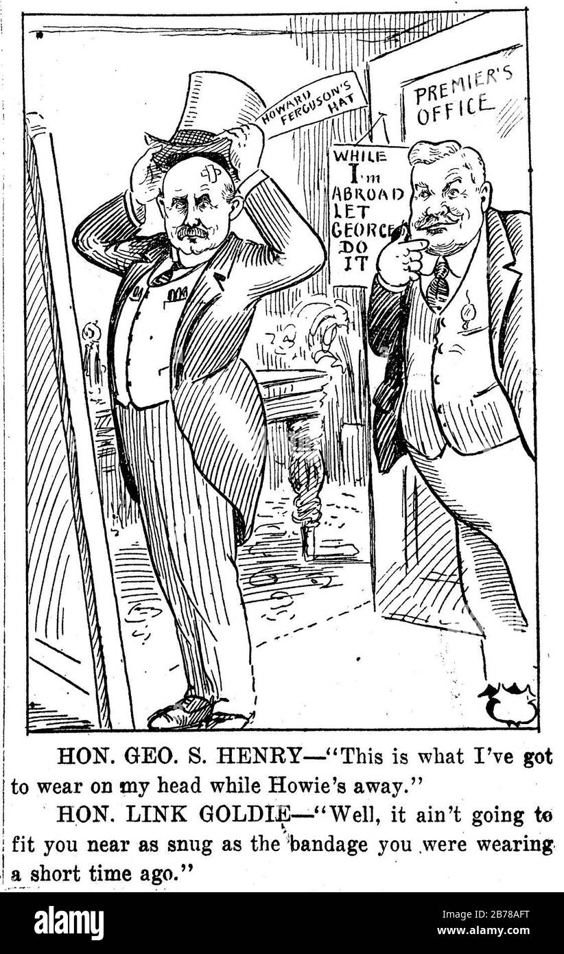 George Henry Cartoon Stock Photo - Alamy