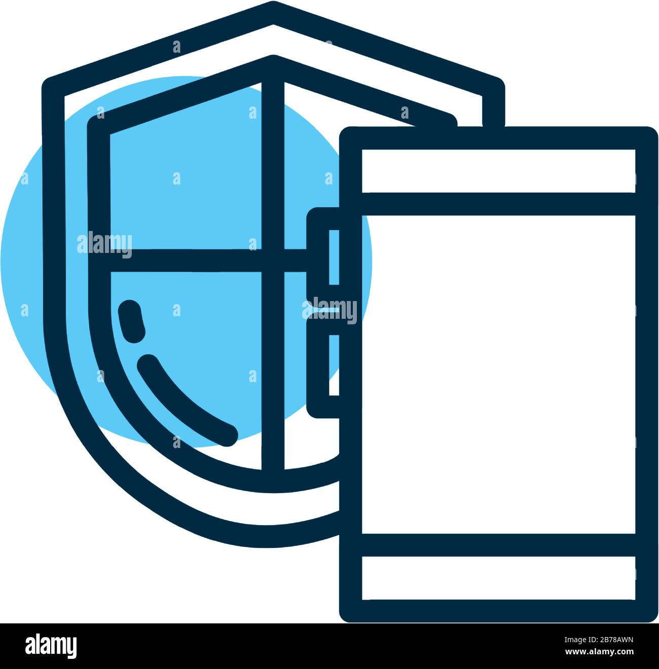 Database firewall icon flat style hi-res stock photography and images ...