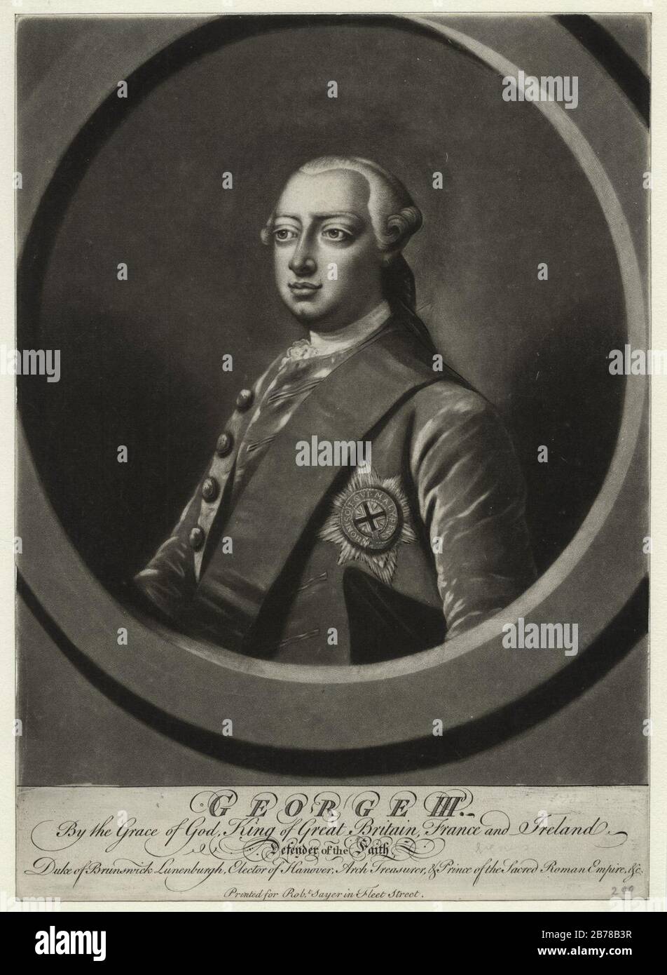 George III, by the grace of God King of Great Britain Stock Photo - Alamy