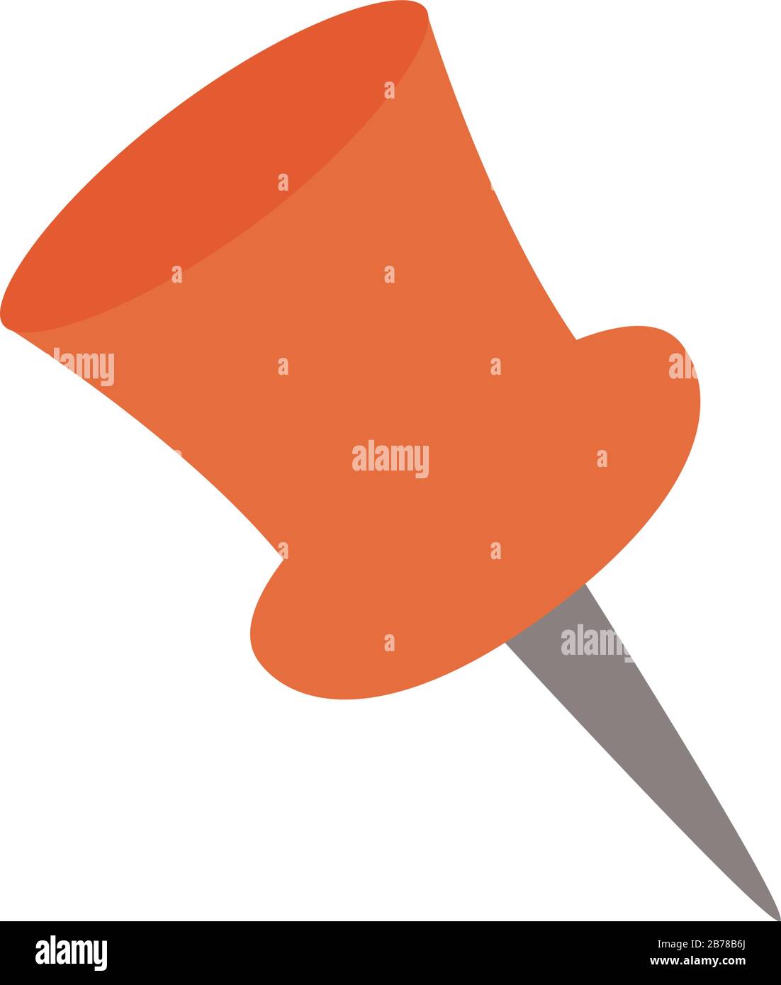 paper note pin flat style icon Stock Vector Image & Art - Alamy