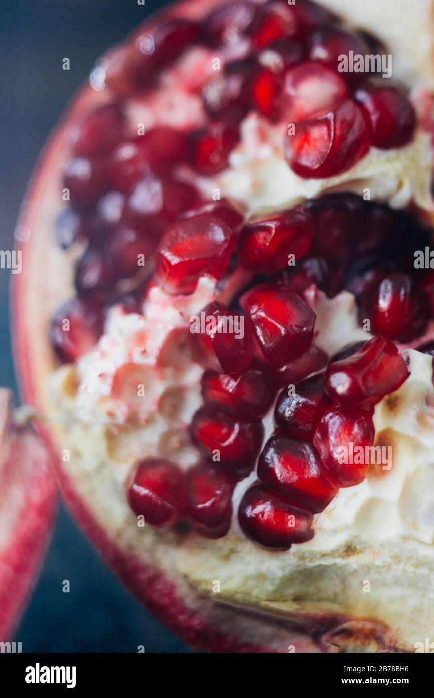 Deep red pomegranate hi-res stock photography and images - Alamy