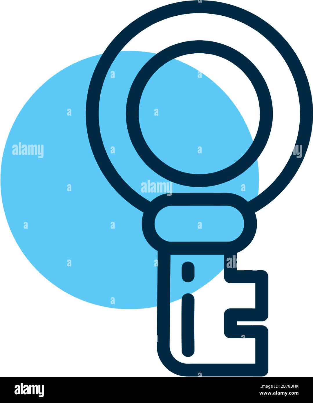 nice key, line style icon vector illustration design Stock Vector Image ...