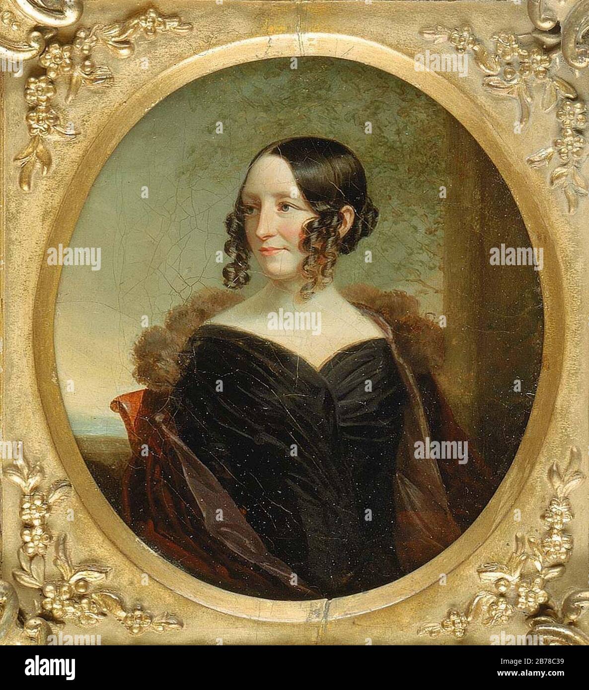 George Linen - Portrait of a New York Lady Stock Photo - Alamy