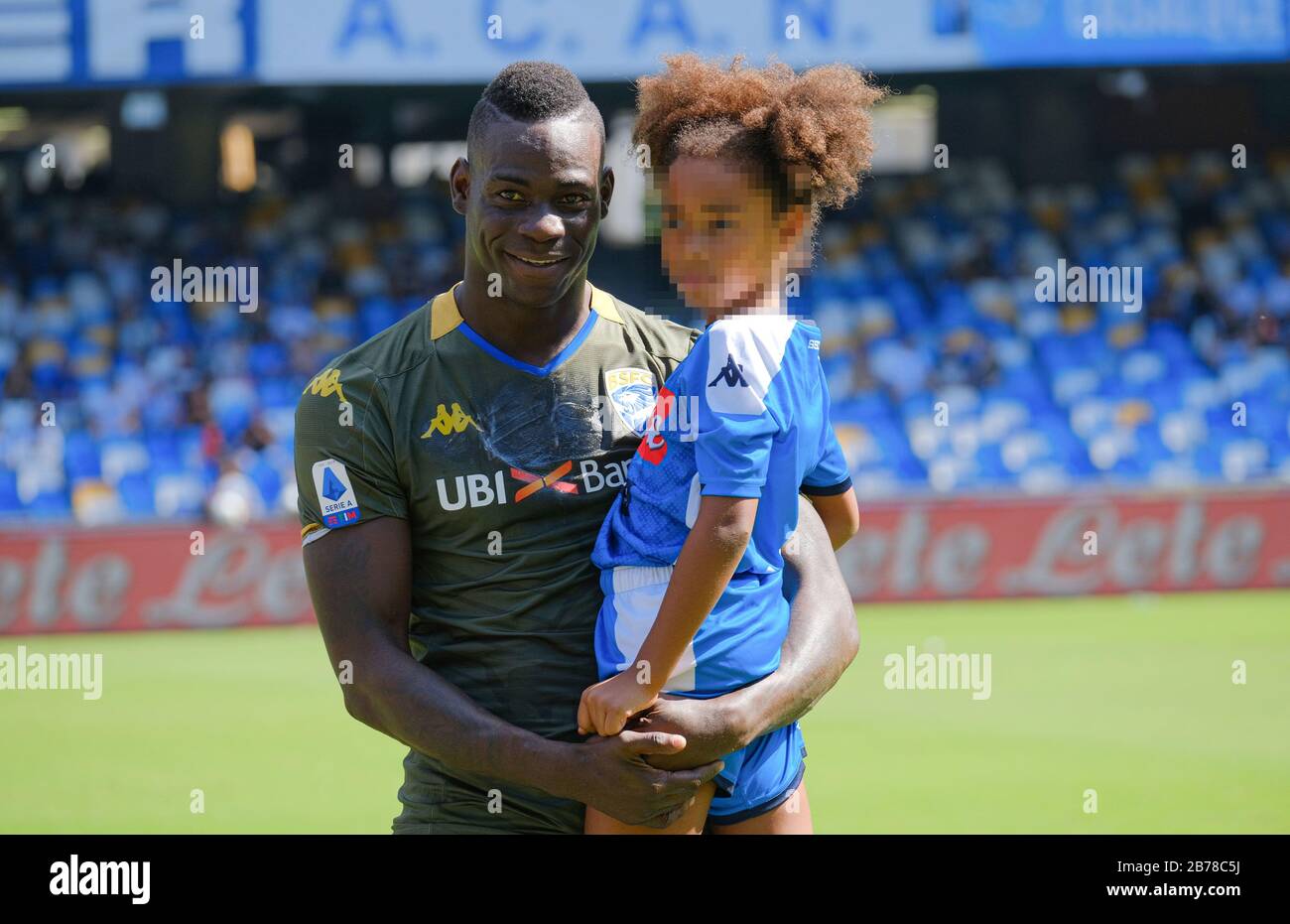Mario balotelli brescia with figlia hi-res stock photography and images ...