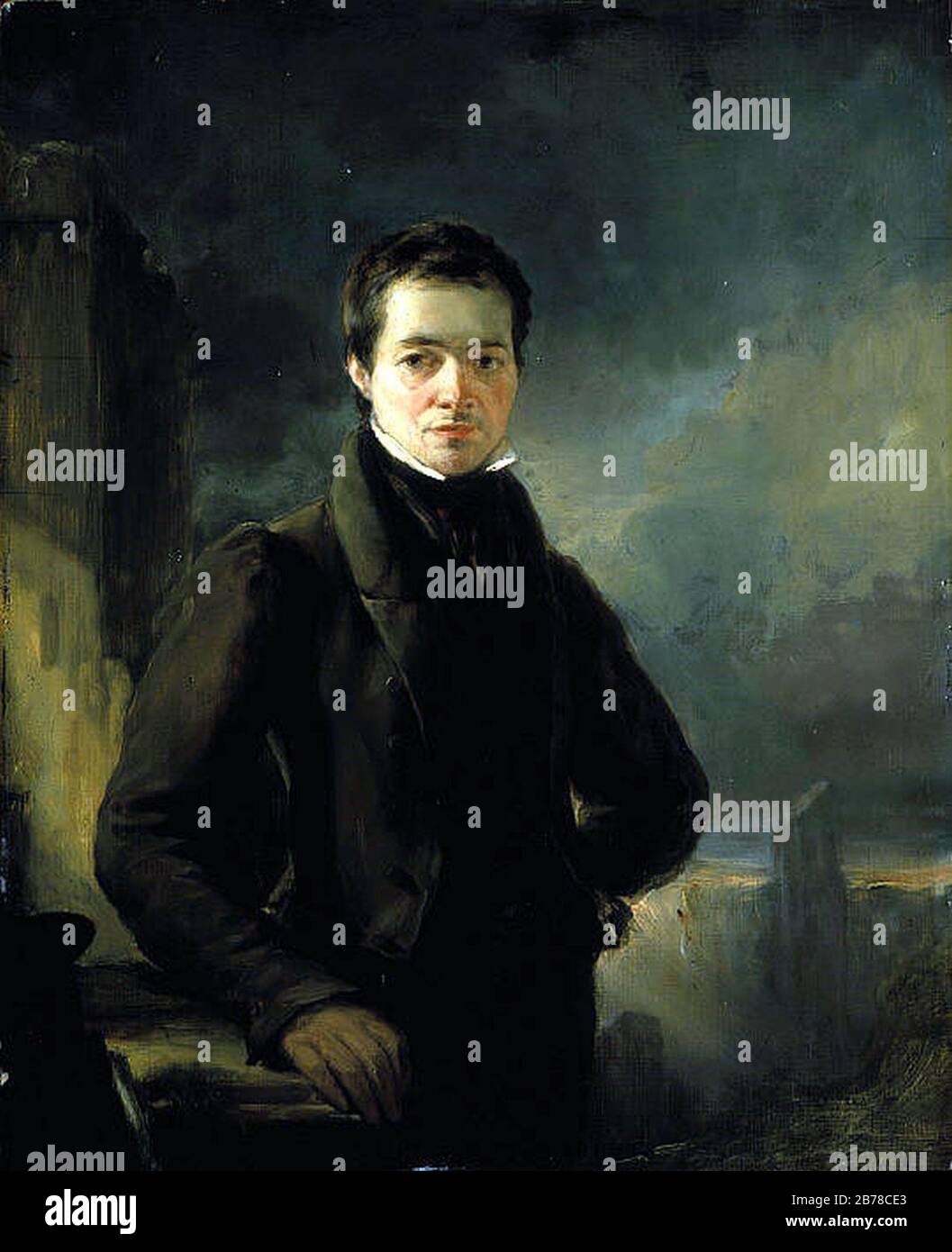 George Meikle Kemp by William Bonnar Stock Photo - Alamy