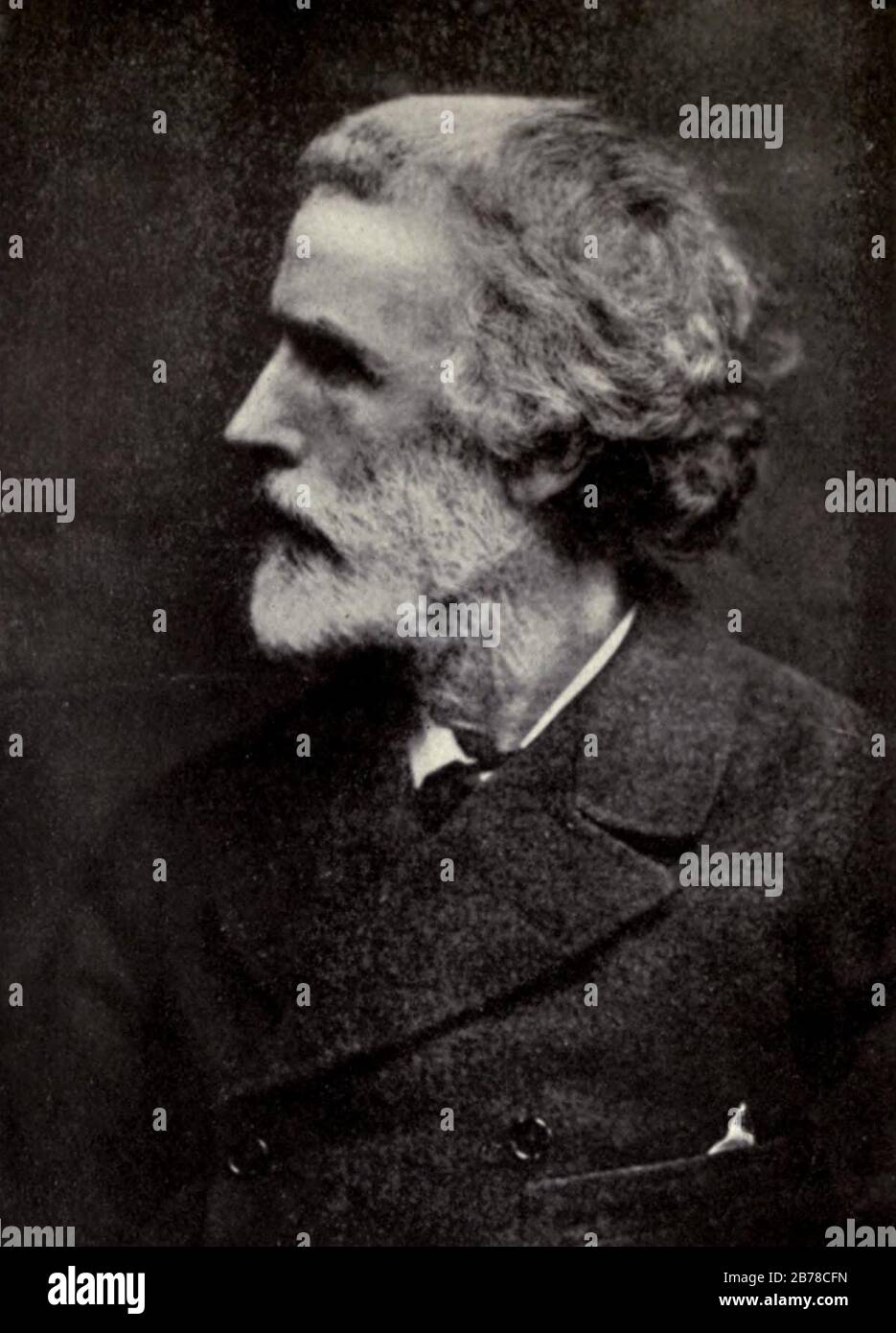 George Meredith's Portrait Stock Photo - Alamy