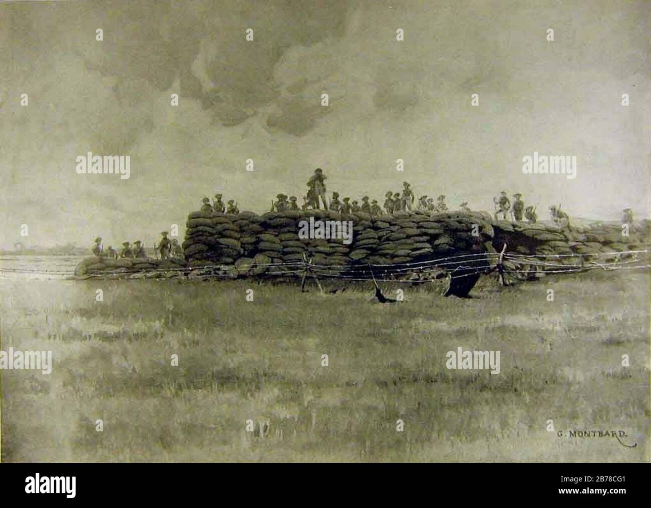 George Montbard - Siege of Mafeking 1899 - 1900 - Boer fort which ...