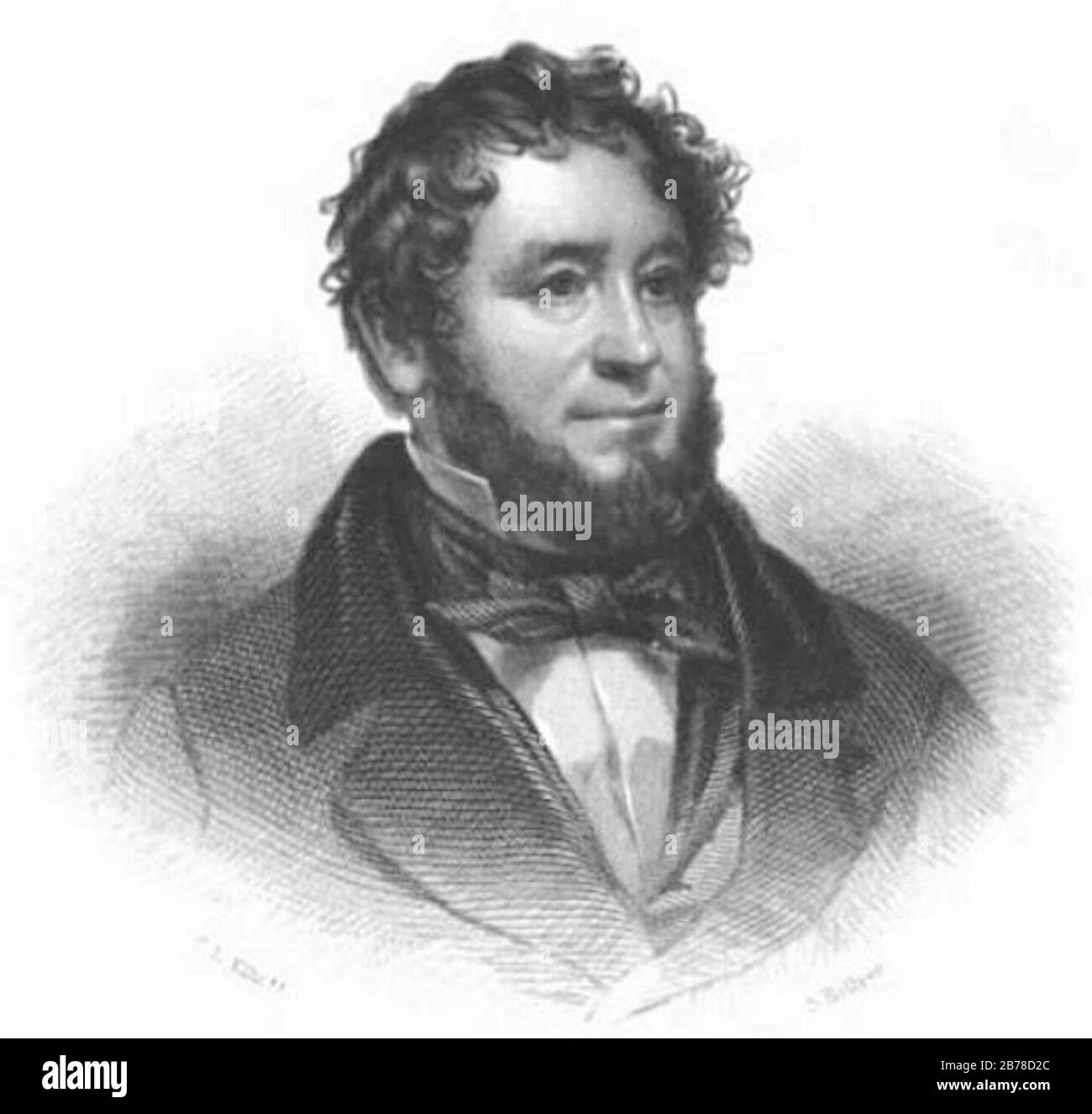 George P Morris engraving Stock Photo - Alamy