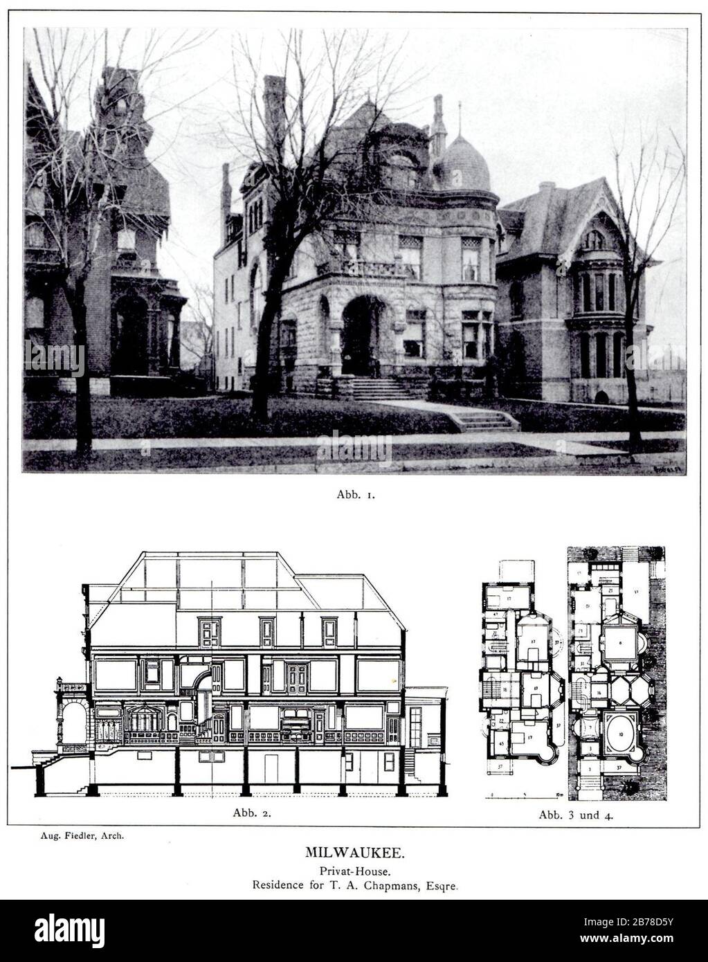 George Peckham Miller house Stock Photo - Alamy