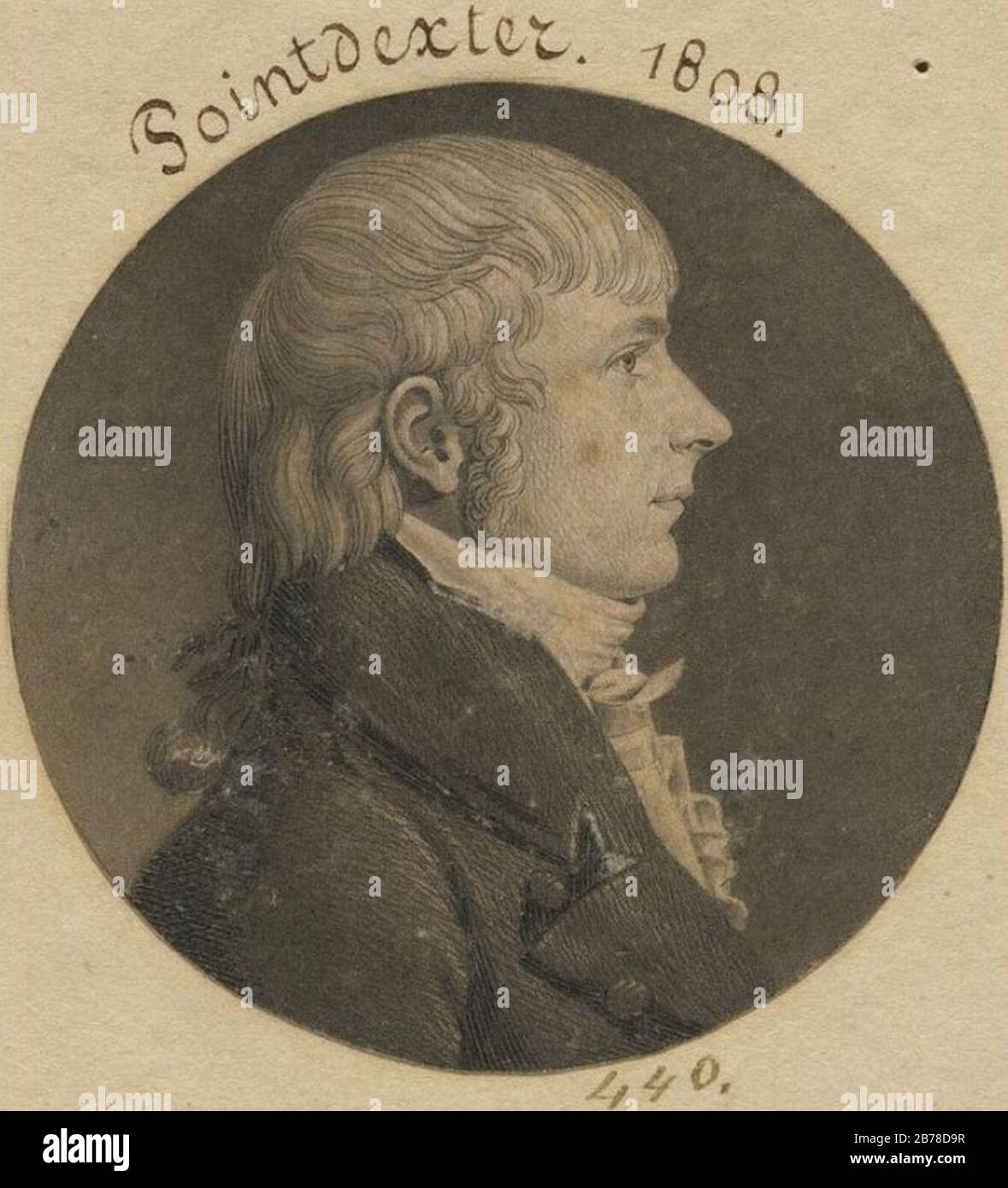 George Poindexter 1808 Stock Photo - Alamy