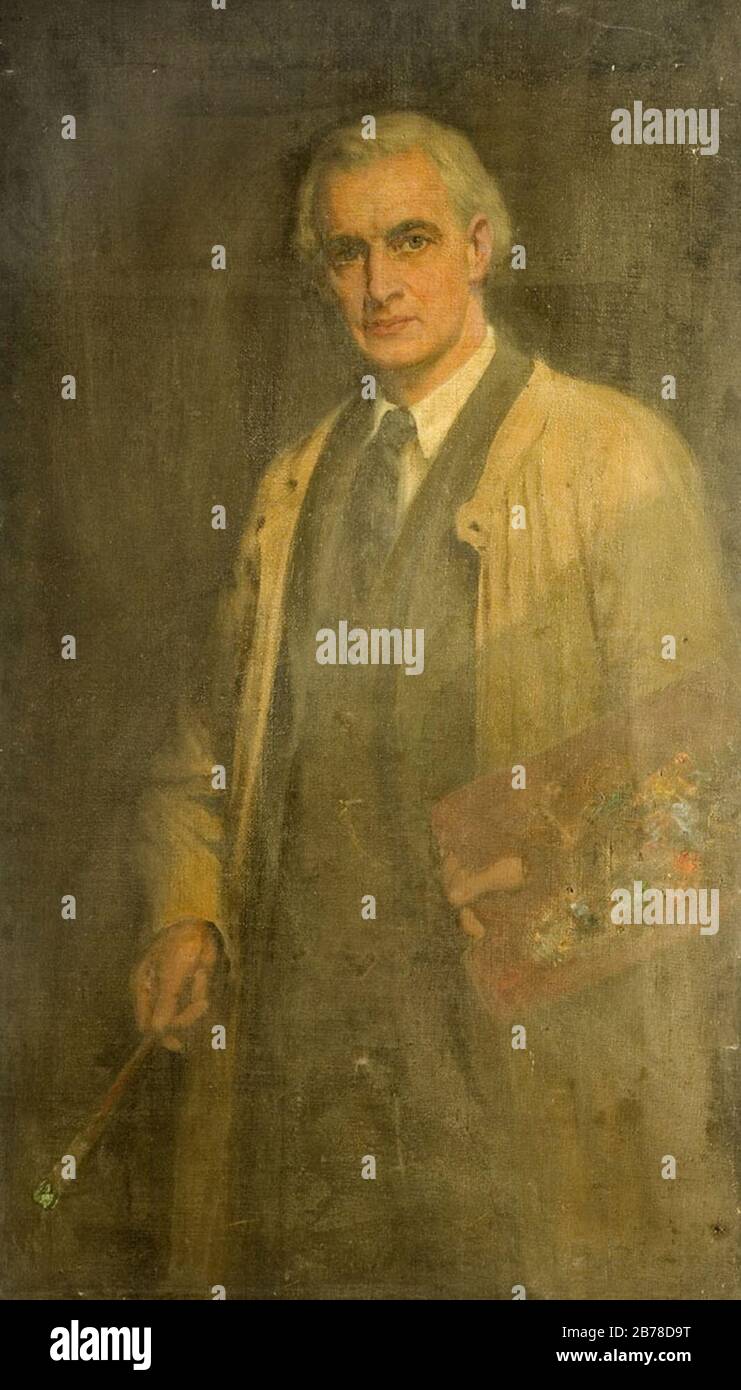 George Phoenix self-portrait Stock Photo - Alamy