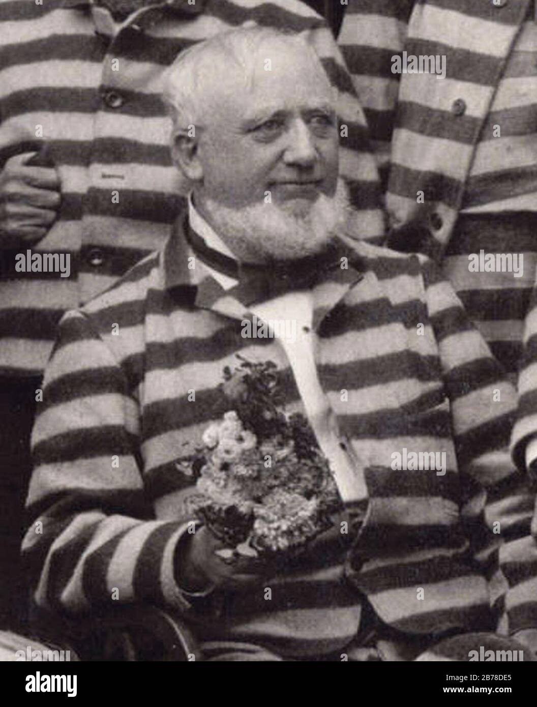 George Q. Cannon with flower bouquet in 1889 from- Polygamists in ...